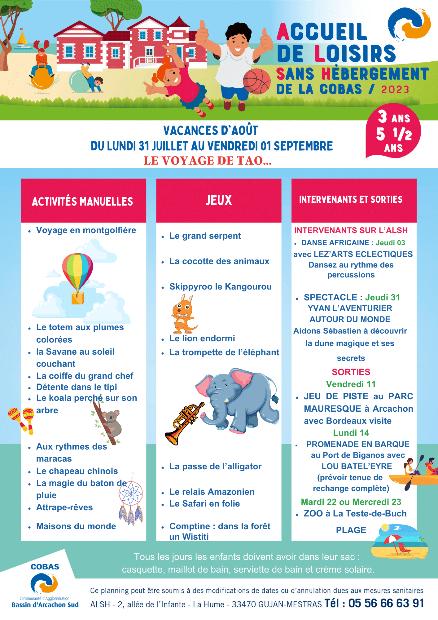Accueil de Loisirs sans Hébergement - L'Agglo COBAS