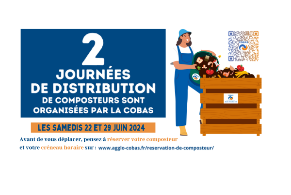 Attention pensez d'abord à réserver votre composteur - L'Agglo COBAS